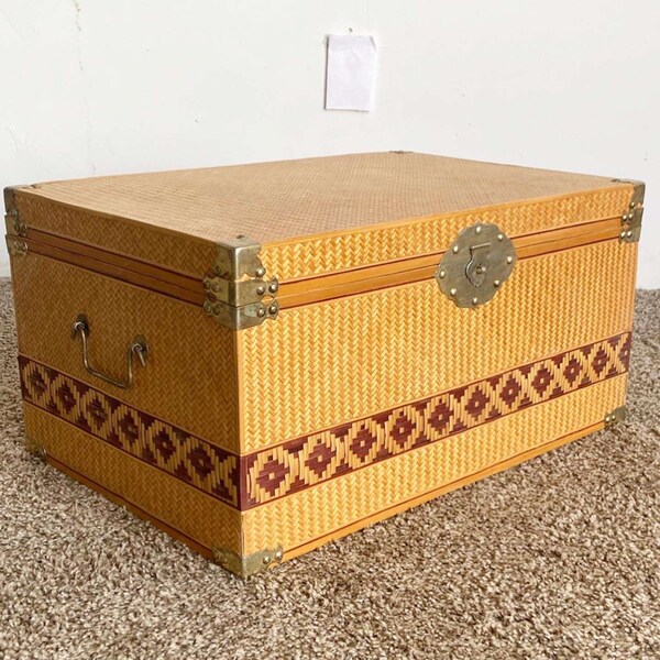 Wicker Trunk - Etsy