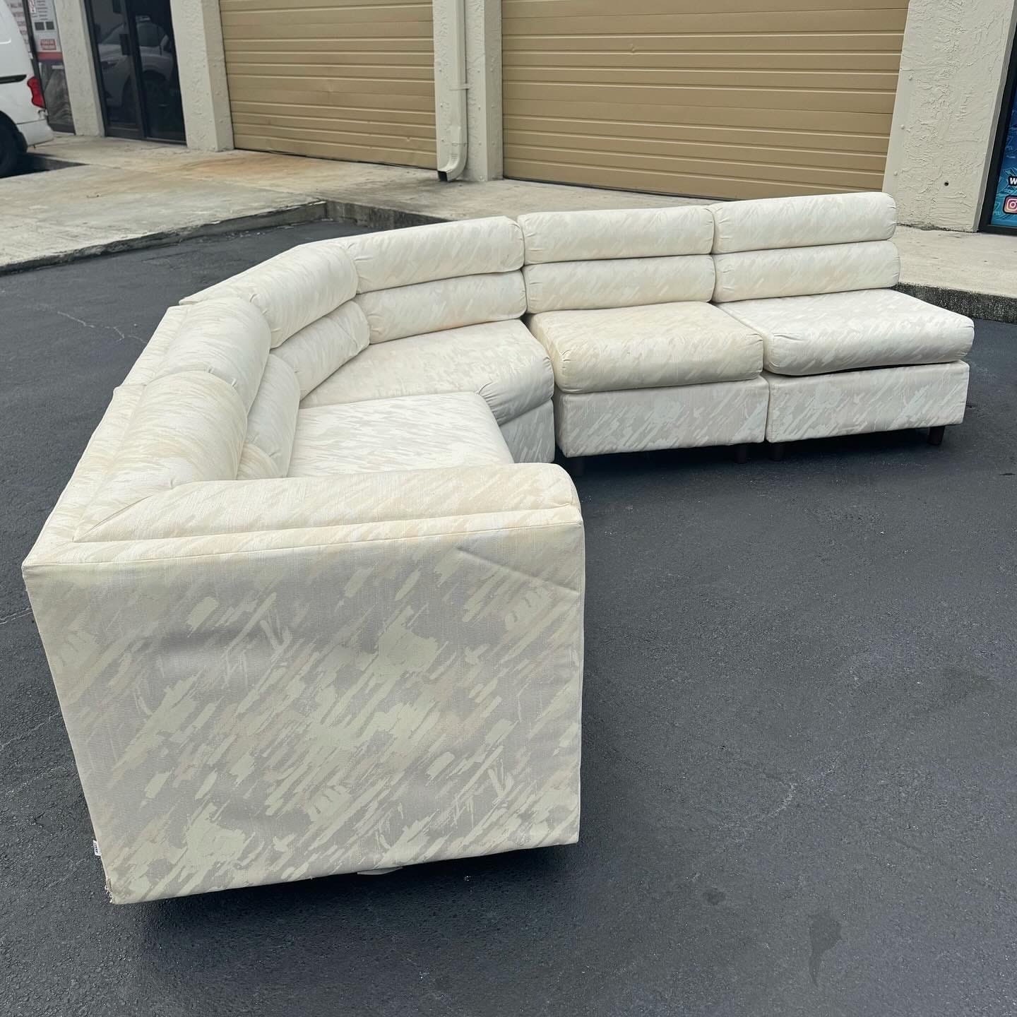 Postmodern Sculpted Modular Sofa by Carter - Etsy