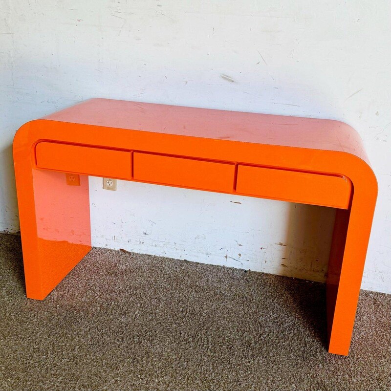 Waterfall Desk - Etsy