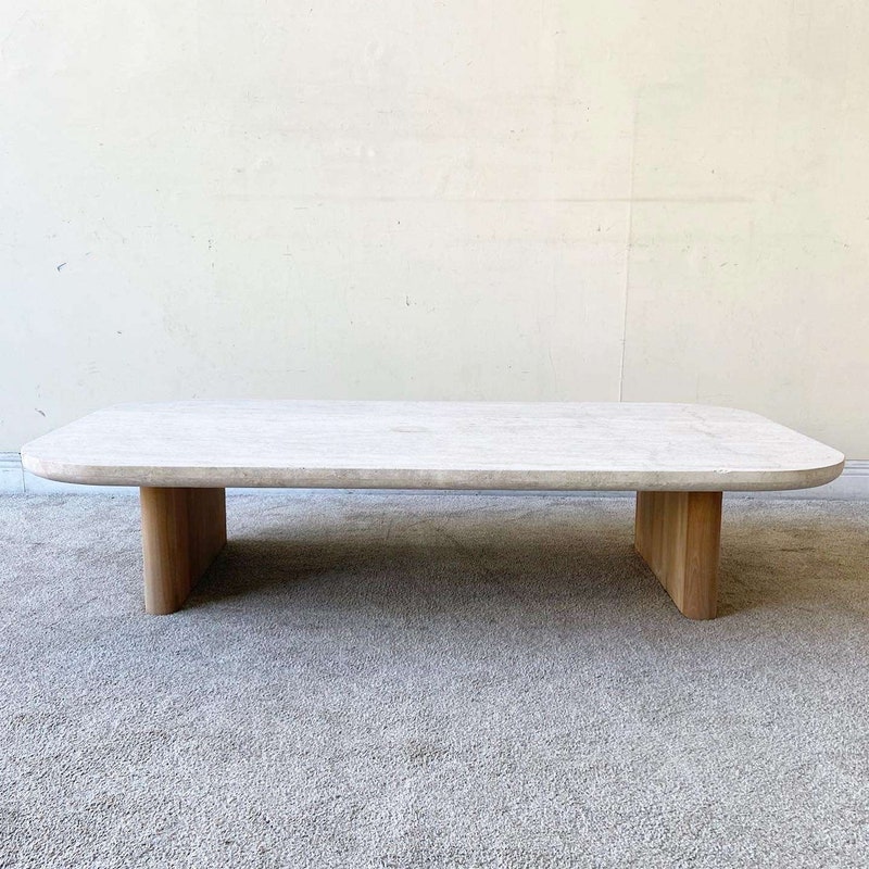 Travertine Coffee Table - Etsy