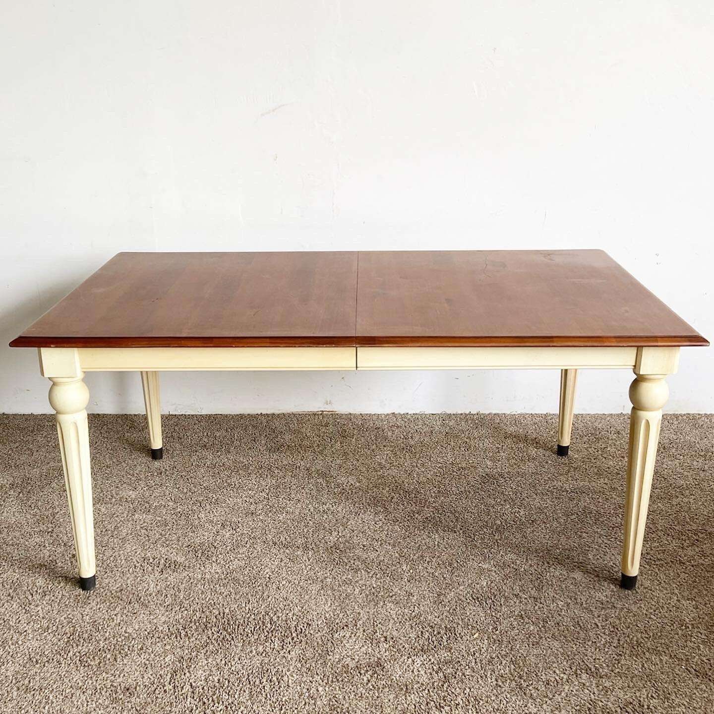 Vintage Country Crossings Dining Table by Ethan Allen - Etsy