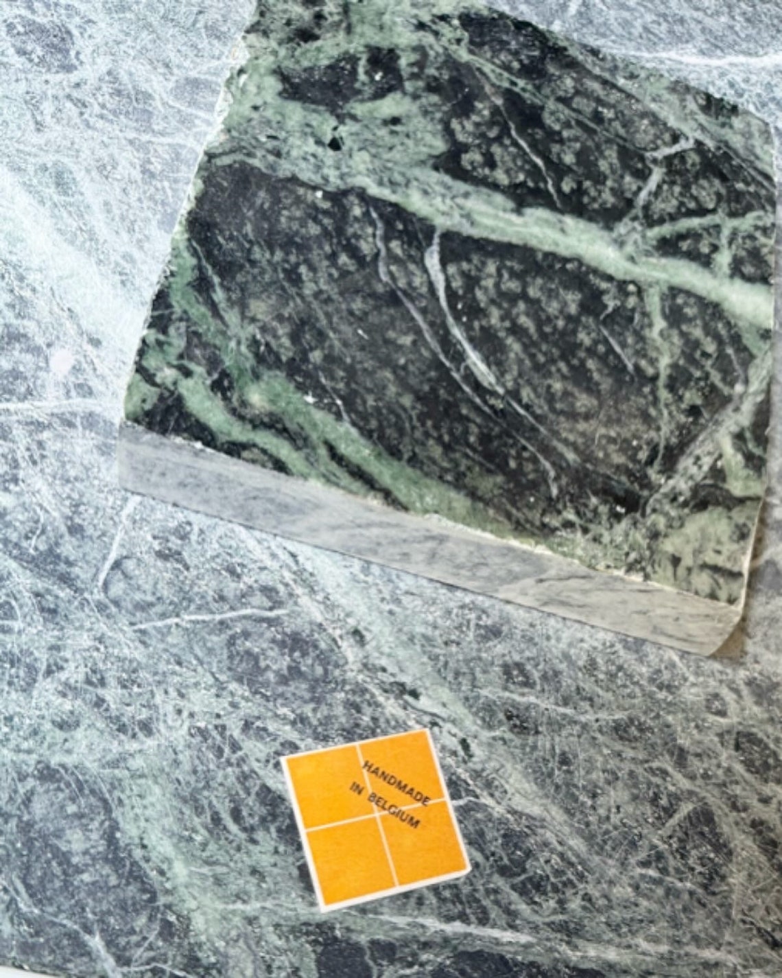 Art Deco Green Belgian Marble Console Table With Scalloped Base - Etsy