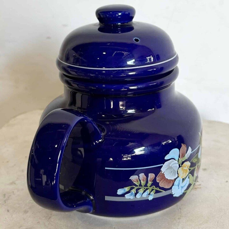 Japanese Mikasa Rondo Blue Teapot - Etsy