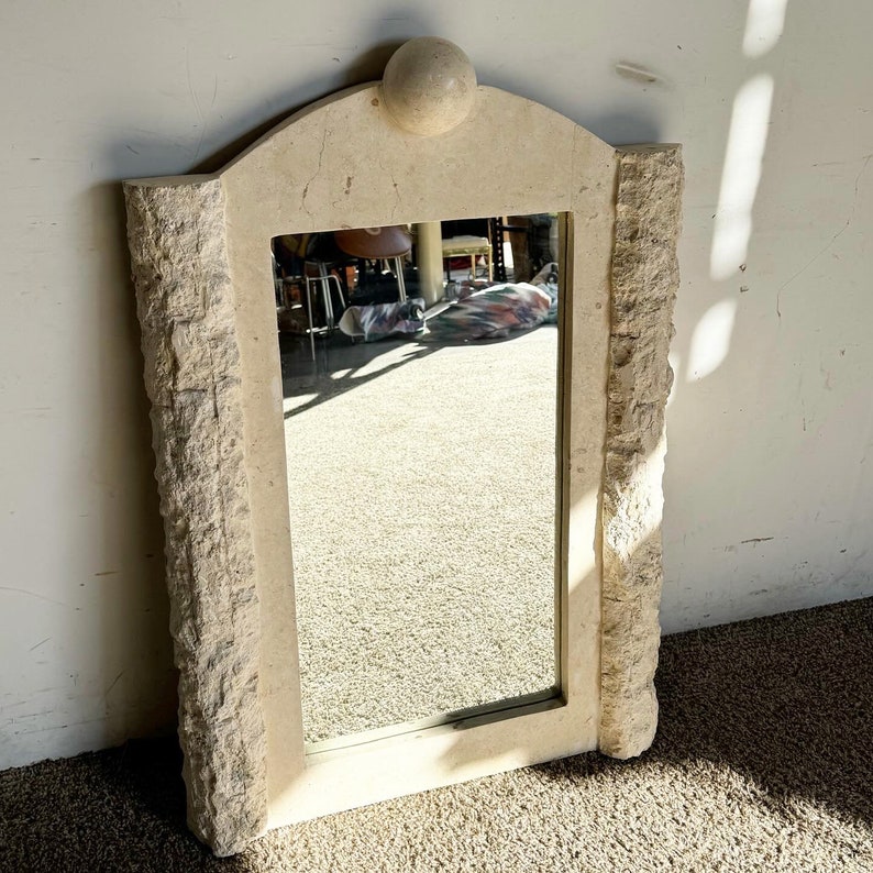 Postmodern Tessellated Stone Wall Mirror - Etsy