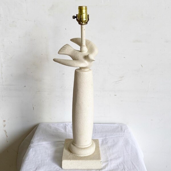 Plaster Table Lamp - Etsy