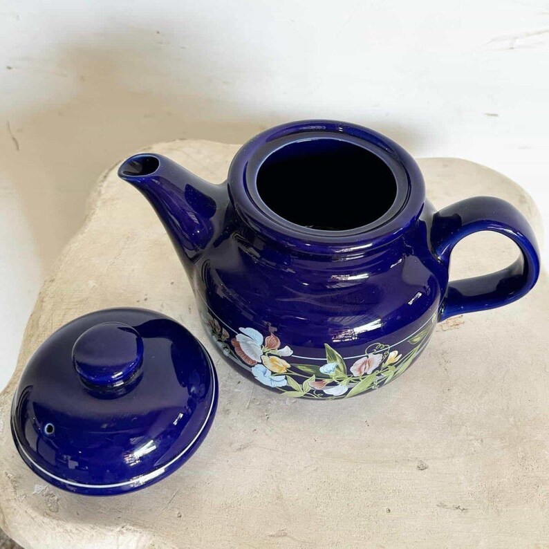 Japanese Mikasa Rondo Blue Teapot - Etsy