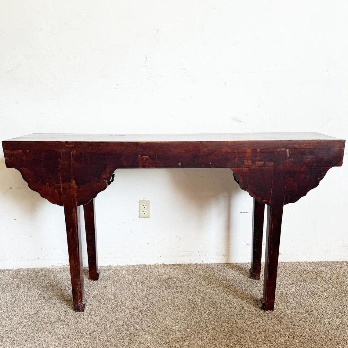 Chinoiserie Hand Carved Dragon Altar/console Table - Etsy