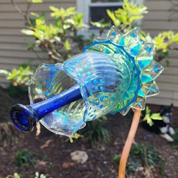 Glass Yard Art - Etsy