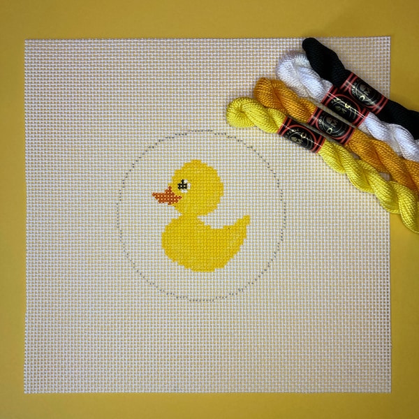 Duck Needlepoint - Etsy