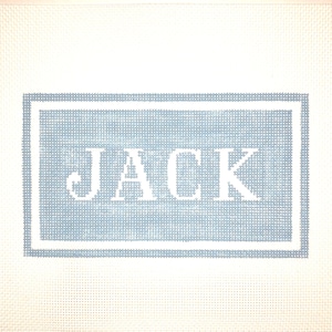 4.5” X 10-ish" Customizable Handpainted Needlepoint Canvas, Name (4-10 Letters) Pillow or Sign ...