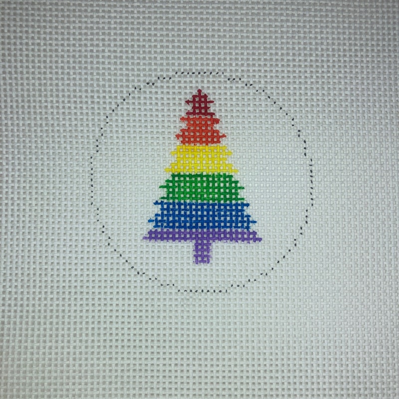 Rainbow Needlepoint - Etsy