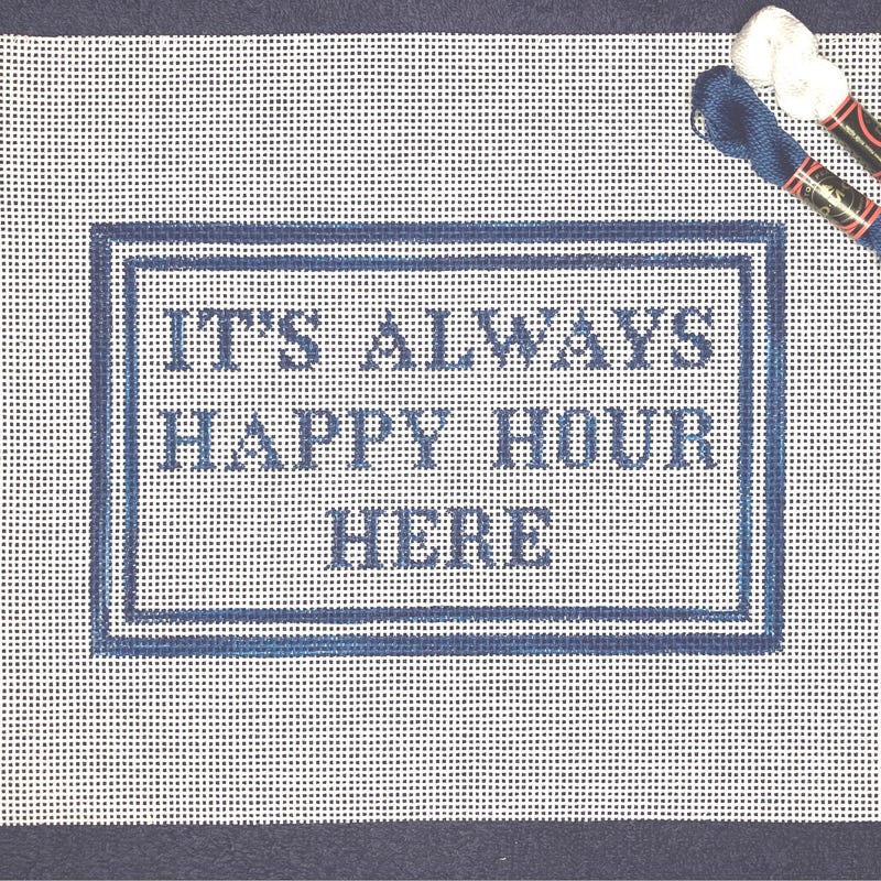 Happy Hour Needlepoint - Etsy