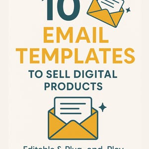 Marketing EMAIL Templates to Sell Digital Products - Etsy