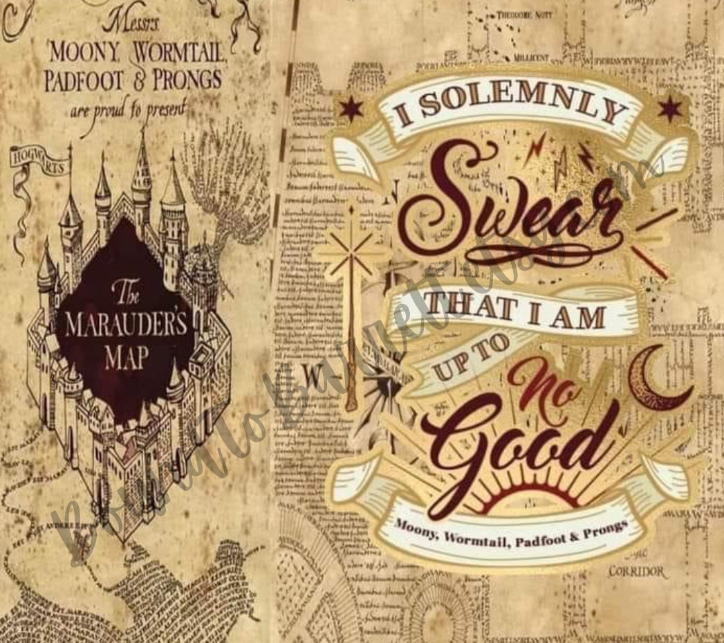 Plantilla De Mapa De Merodeadores