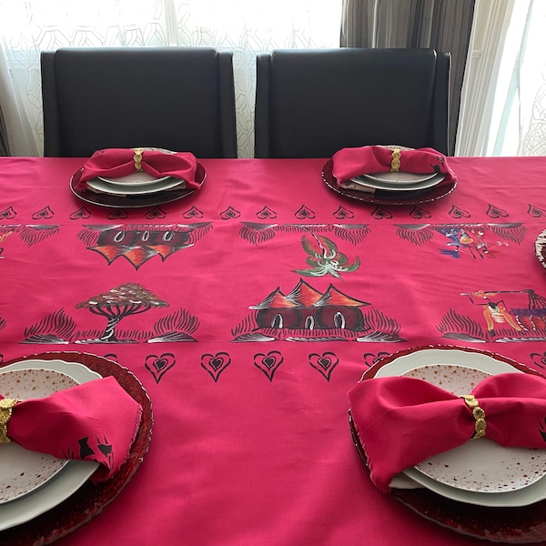 African Tablecloth - Etsy