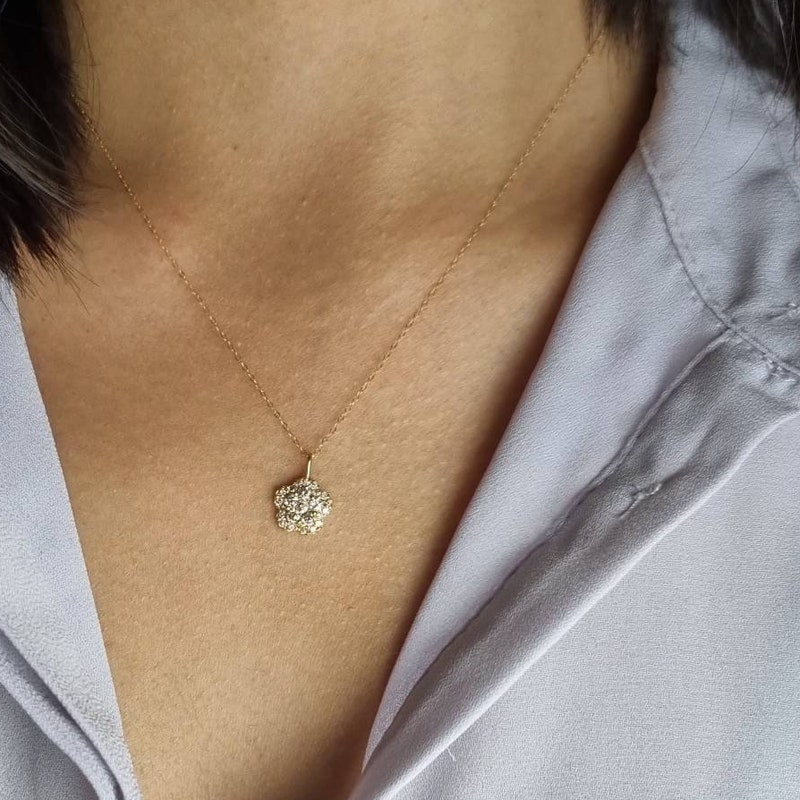 Cluster Necklace - Etsy