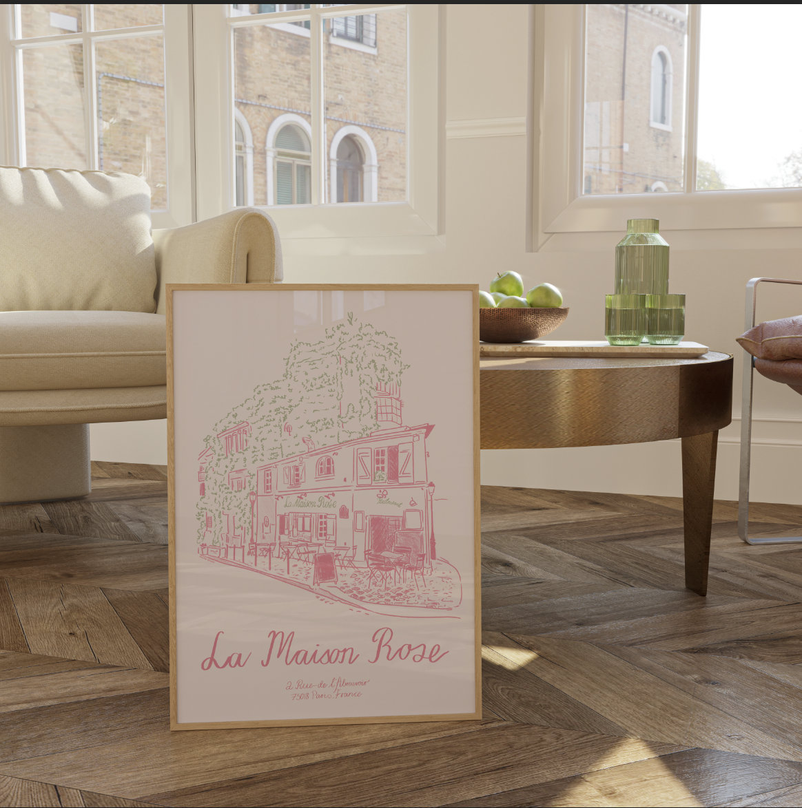 French Art Bundle, French Cafes, La Maison Rose, Cafe De Flore ...