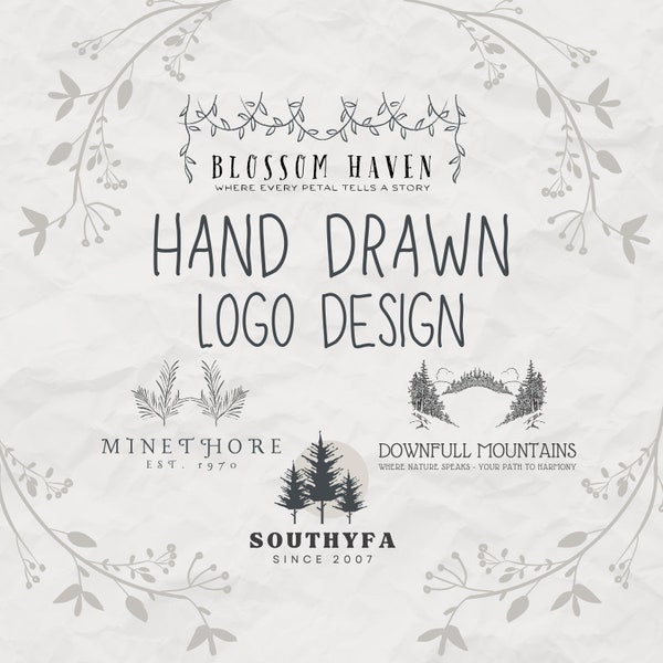 Hand Drawn Logo - Etsy