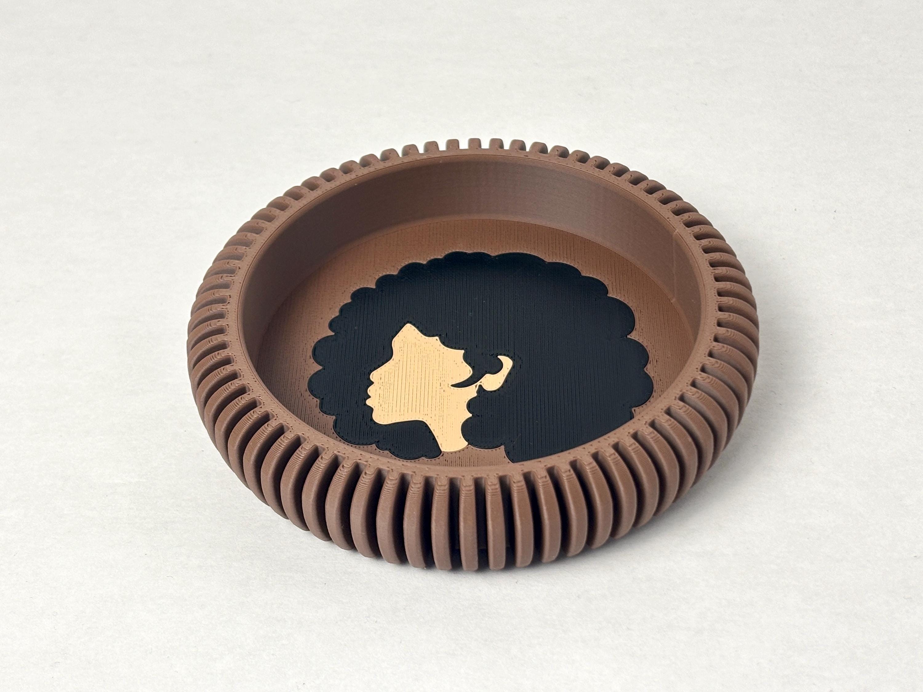Afrocentric Coasters: Black Woman Silhouette, Modern Home Decor - Etsy