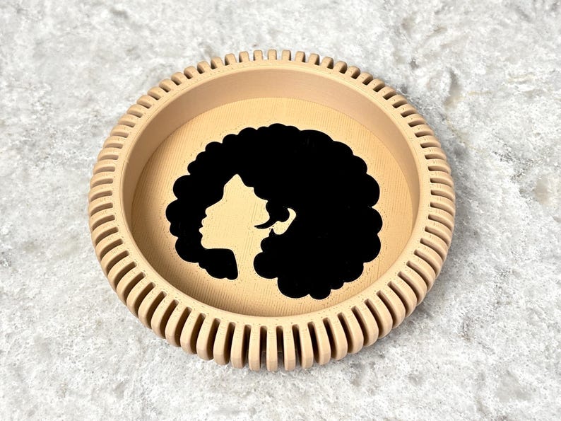 Afrocentric Coasters: Black Woman Silhouette, Modern Home Decor - Etsy