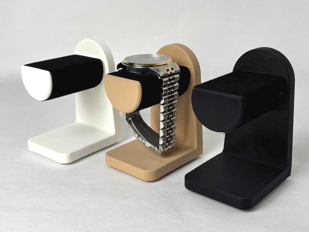 Felt Watch Stand, Single Watch Display Stand, Watch Holder Black Felt ...