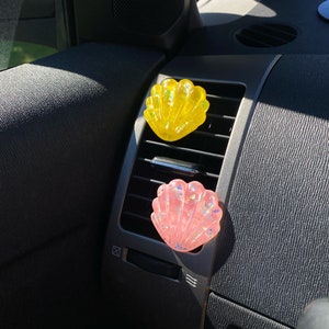 Seashell Car Charms - Beach Car Accessories - Aesthetic Car Decor - Car ...