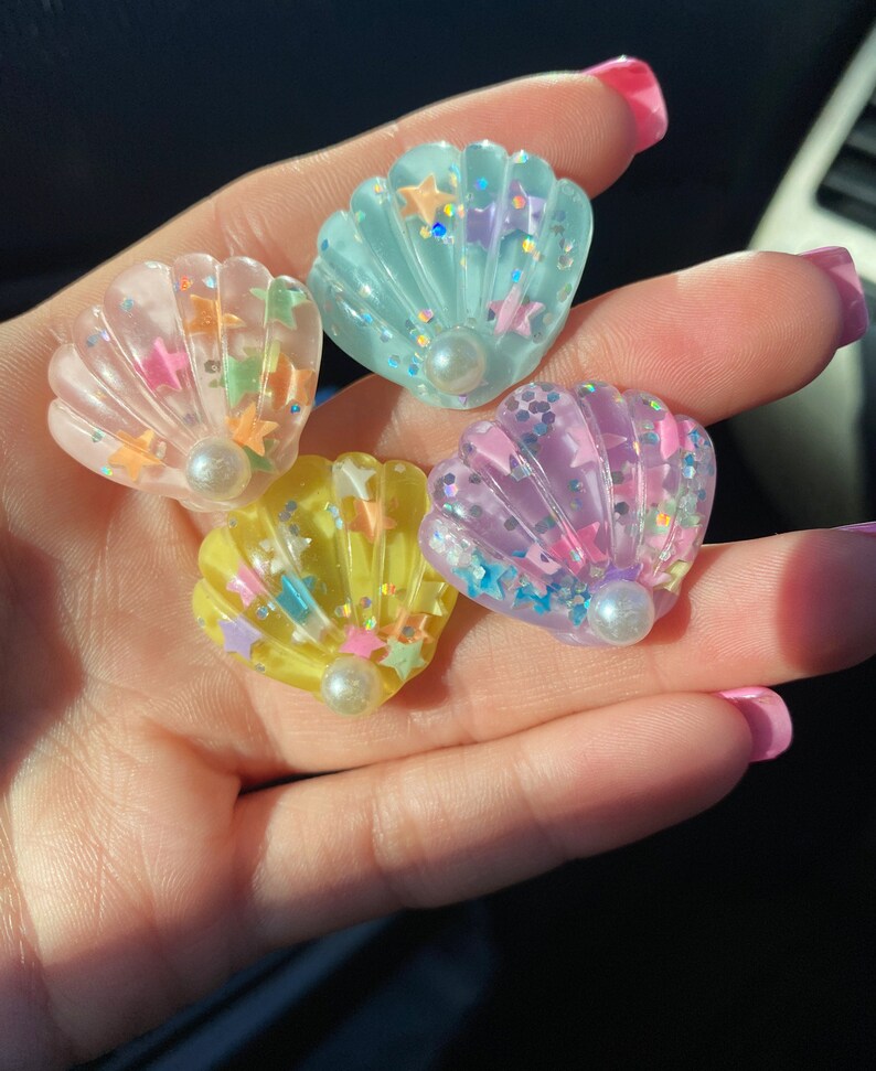 Seashell Car Charms Beach Car Accessories Car Vent Clips - Etsy
