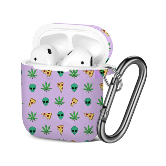 Airpods Case 1st / 2nd Gen Colorful Trippy Marijuana | Etsy