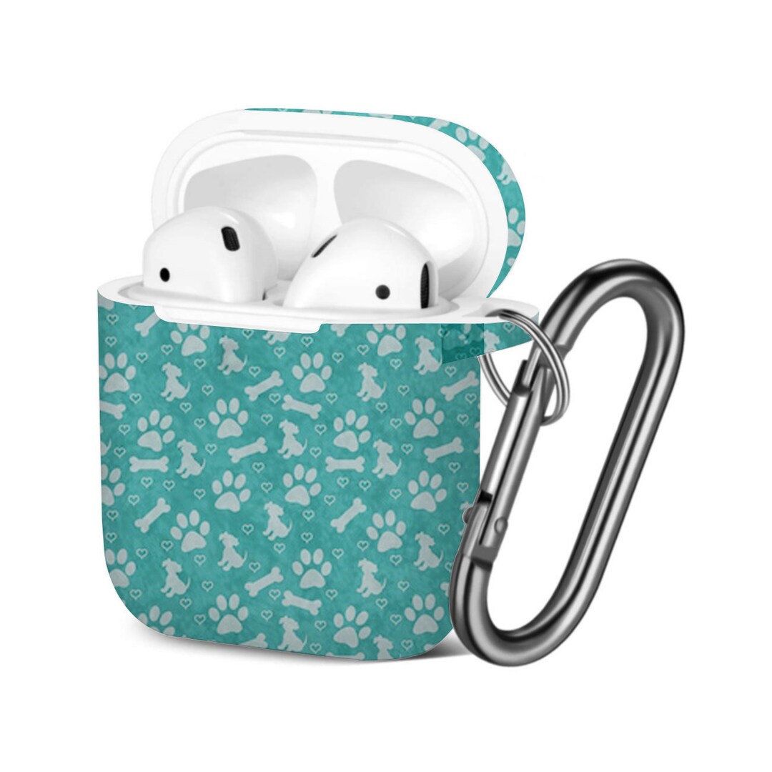 Airpods Case ( 1st / 2nd Gen ), Cute Dog Paw Print Pattern, TPU ...