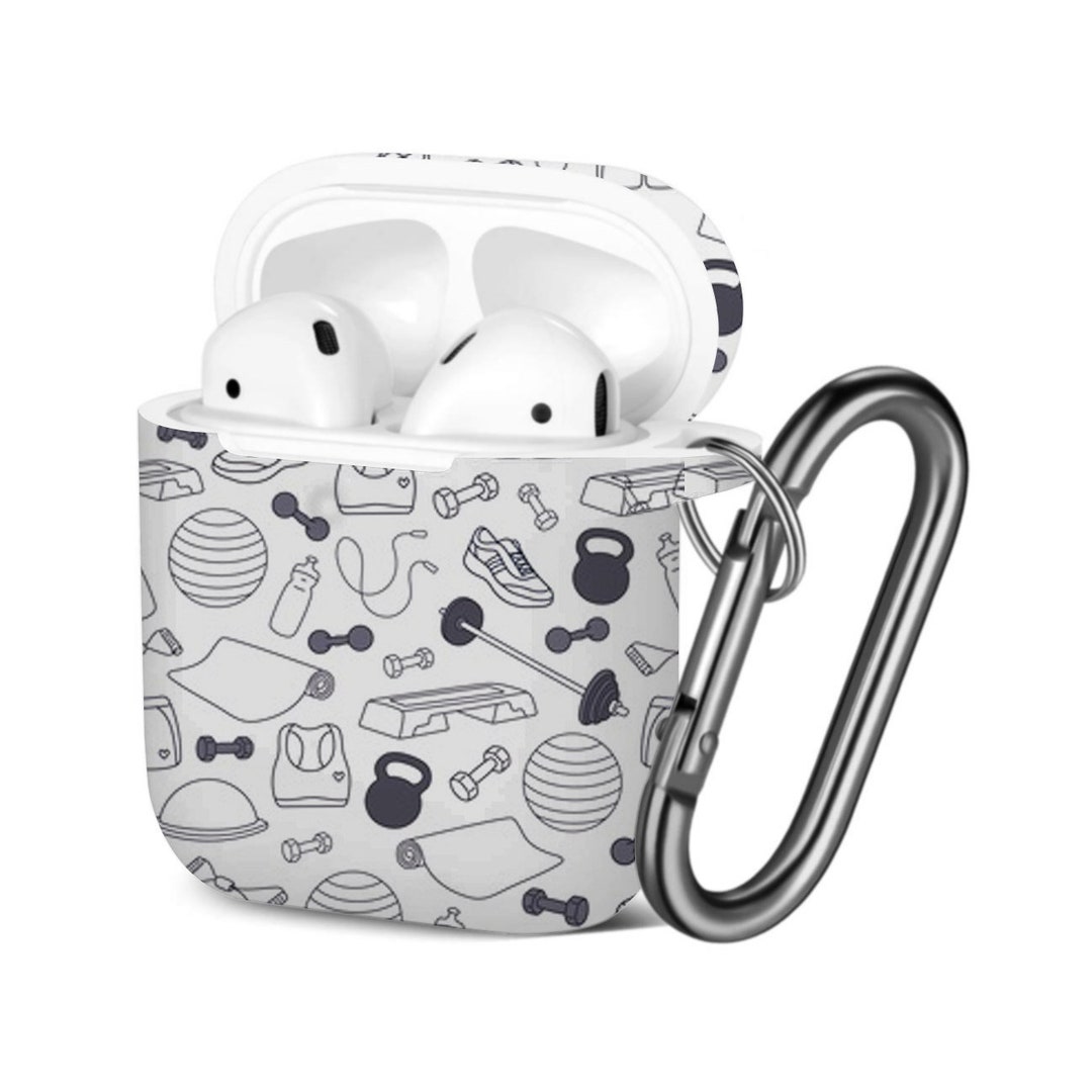 Airpods Case ( 1st / 2nd Gen ), Fitness Workout Equipment Barbell Print ...