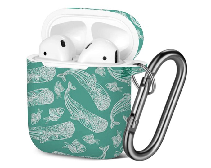 Airpods Case 1st / 2nd Gen Ocean Whale Print Pattern TPU - Etsy