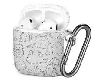 Airpods Case 1st / 2nd Gen Cute Skull Emo Print Pattern - Etsy