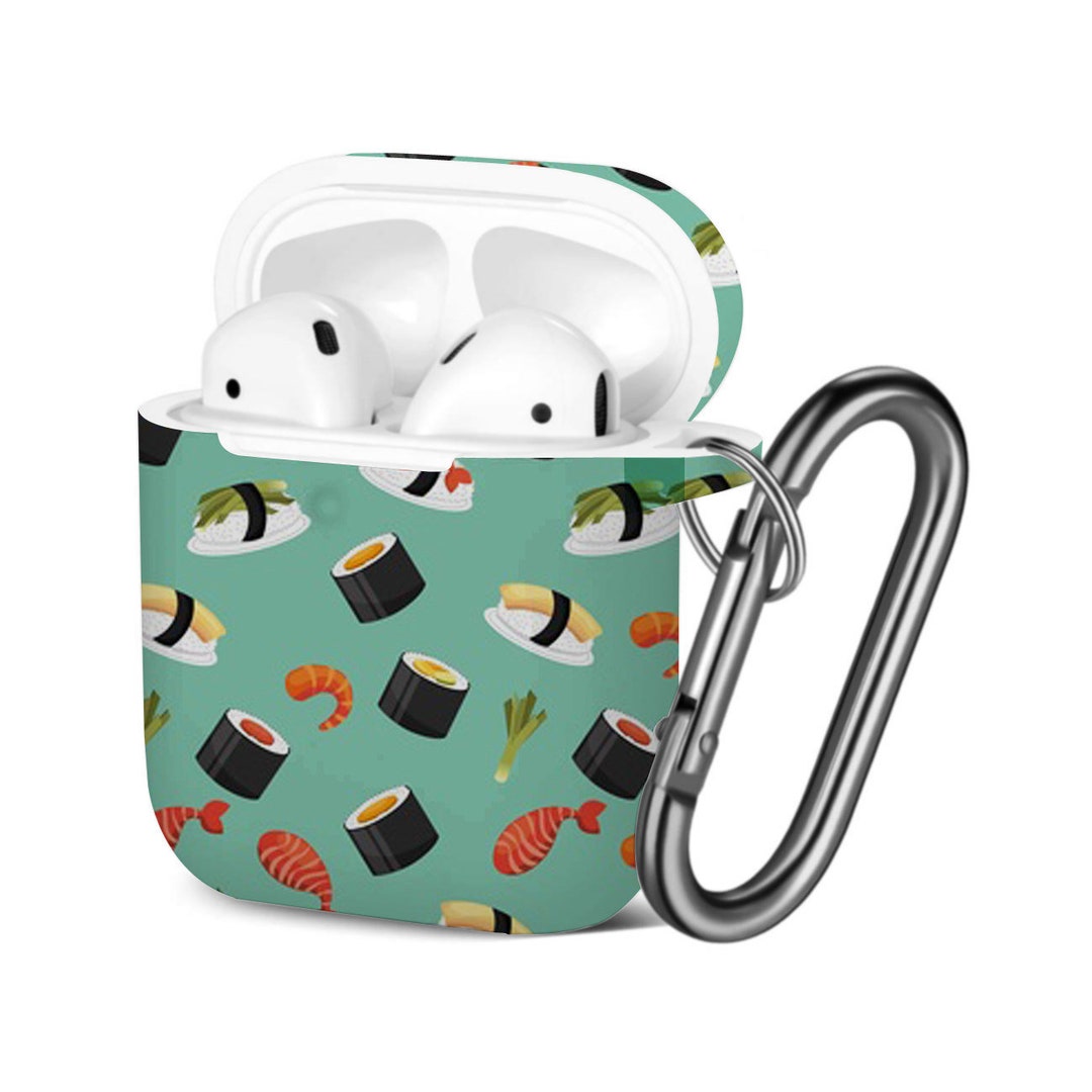 Airpods Case ( 1st / 2nd Gen ), Cute Sushi Nigiri on Print Pattern, TPU ...