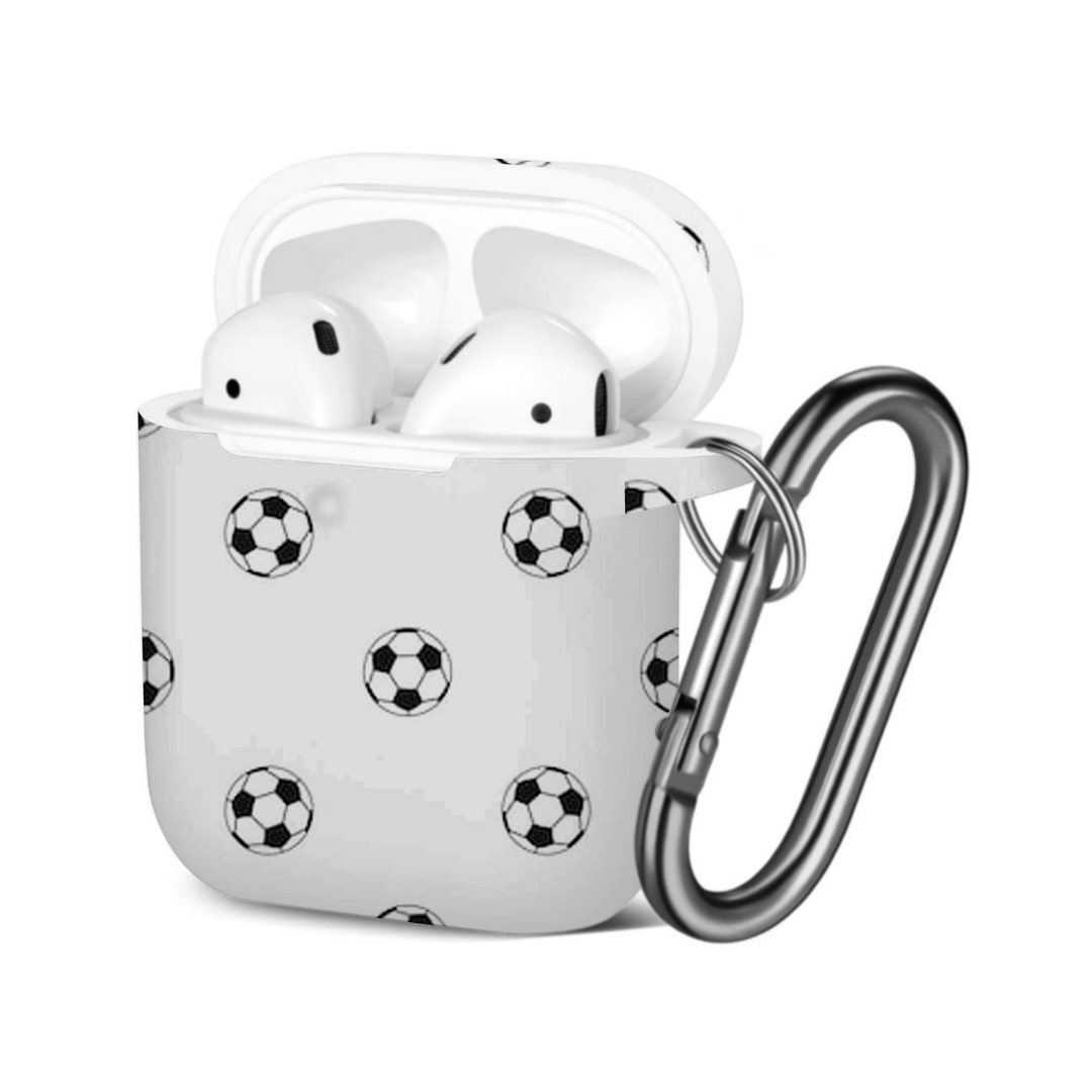 Airpods Case ( 1st / 2nd Gen ), Soccer Ball Print Pattern, TPU ...