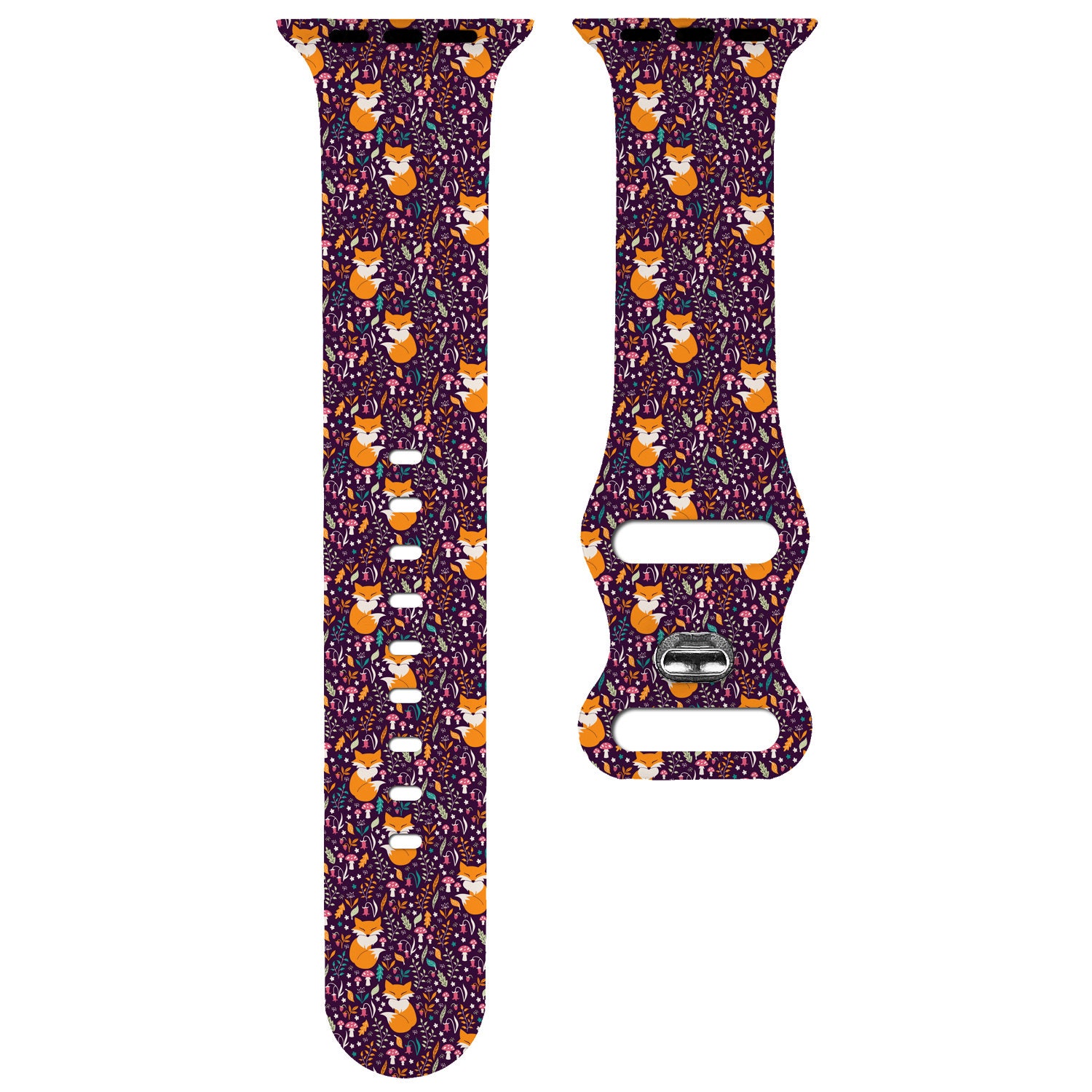 All Series - Apple Watch Band ( Flowers Foxes Mushrooms Pattern ...
