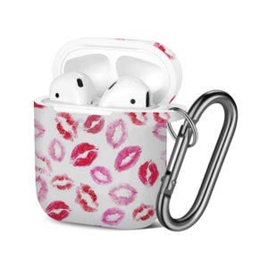 Airpods Case ( 1st / 2nd Gen ), Kisses Print Pattern, TPU Protection ...