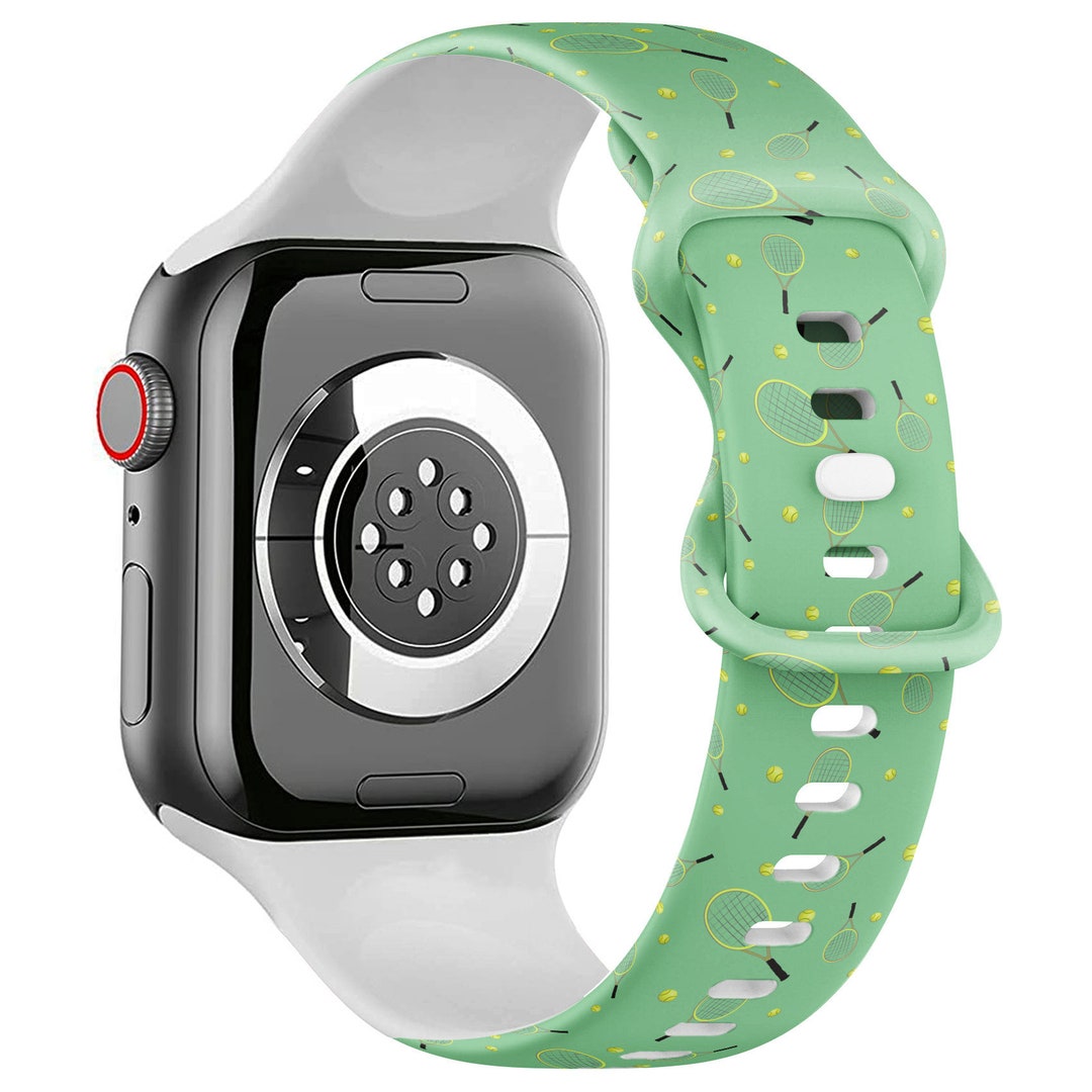 All Series - Apple Watch Band ( Tennis Racket Ball Icon Print Pattern ...