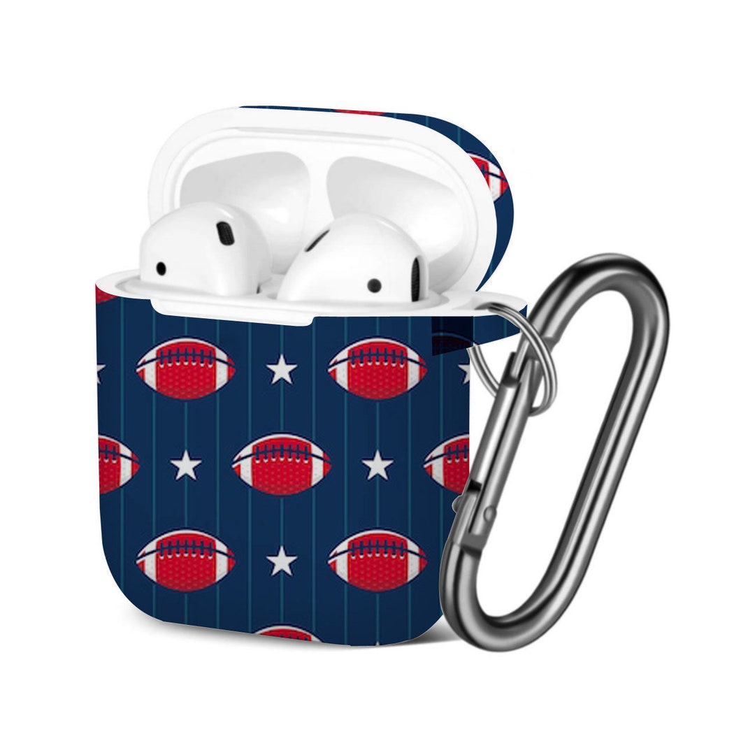 Airpods Case ( 1st / 2nd Gen ), Football Sport Print Pattern, TPU ...