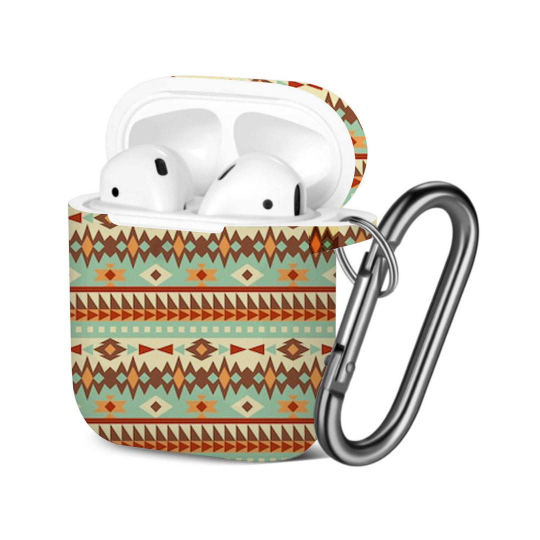 Airpods Case ( 1st / 2nd Gen ), Aztec Style Print Pattern, TPU ...