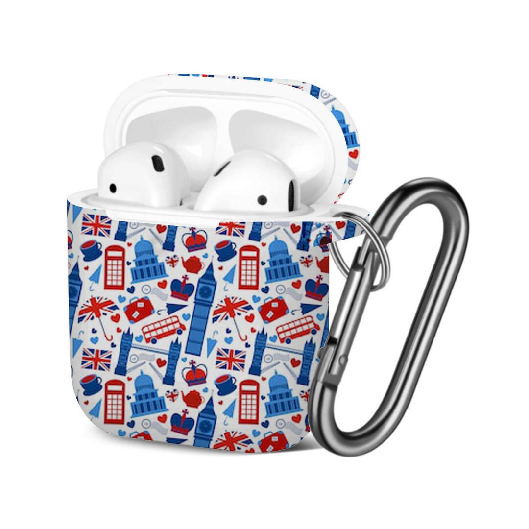 Airpods Case ( 1st / 2nd Gen ), London Landmarks Print Pattern, TPU ...