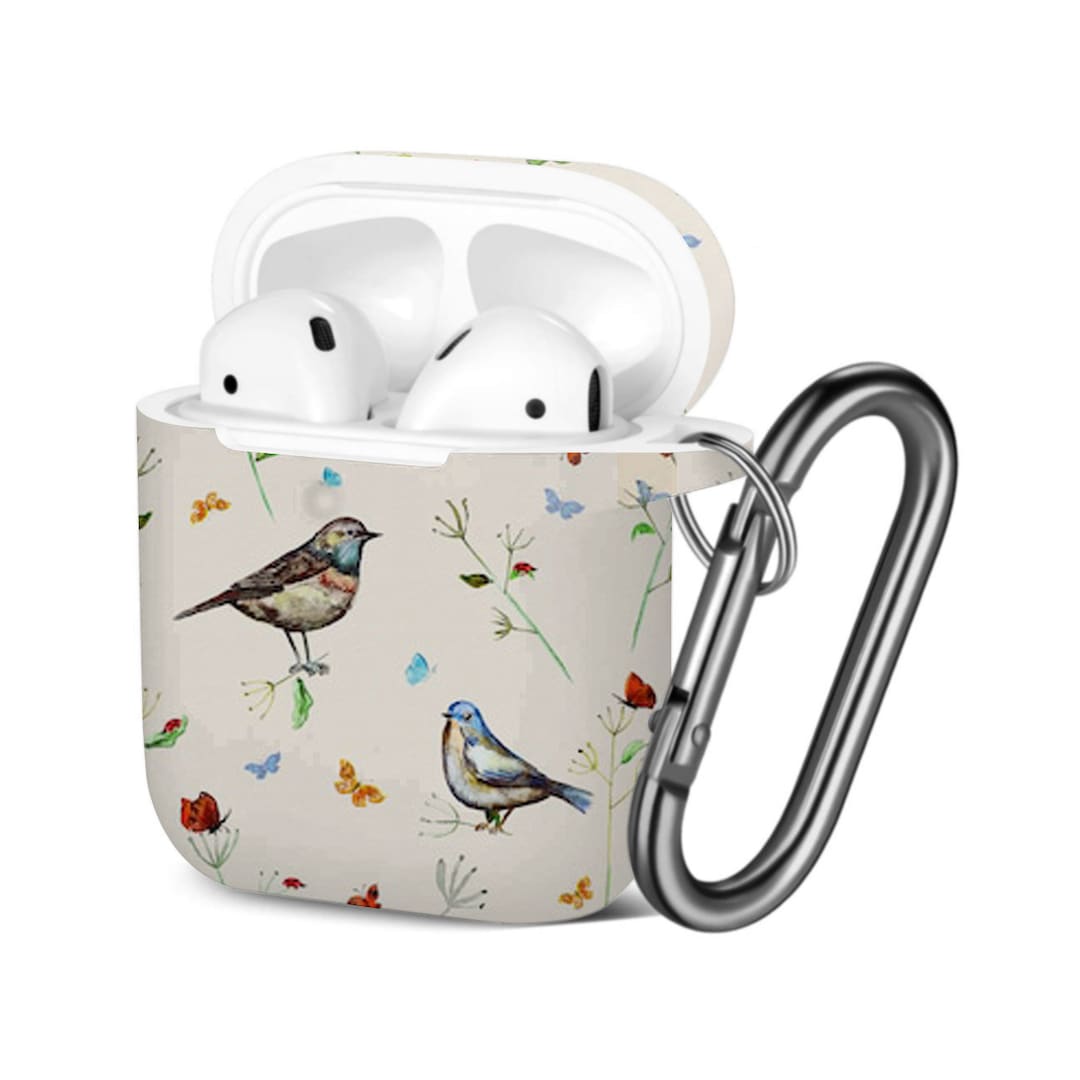 Airpods Case ( 1st / 2nd Gen ), Beautiful Nature Watercolor Bird Print ...