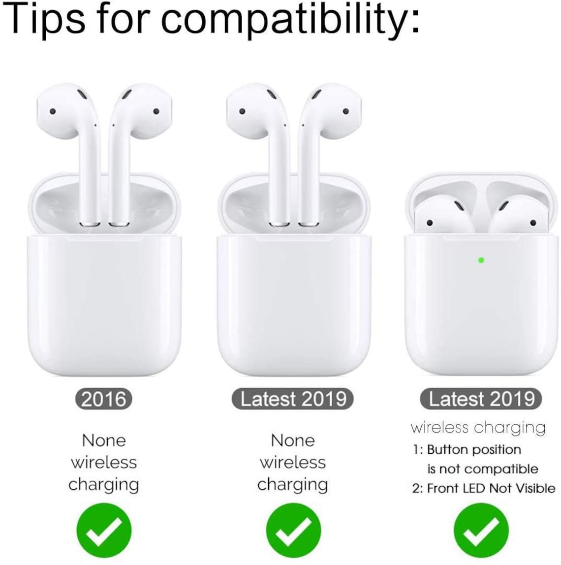 Airpods Case 1st / 2nd Gen Cute Skull Emo Print Pattern | Etsy