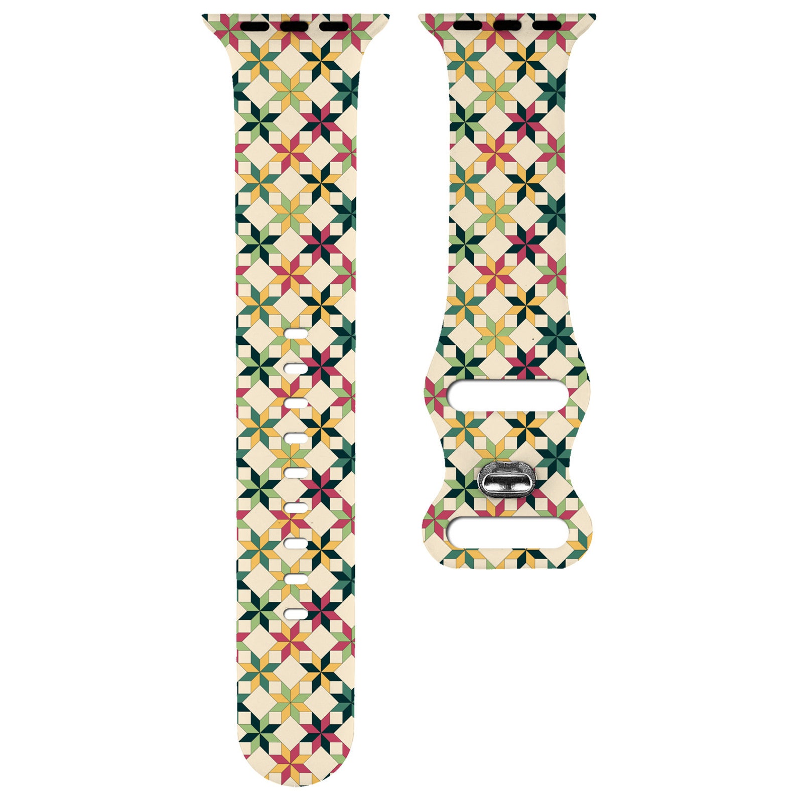 All Series - Apple Watch Band ( Colourful Quilt Print Pattern ...