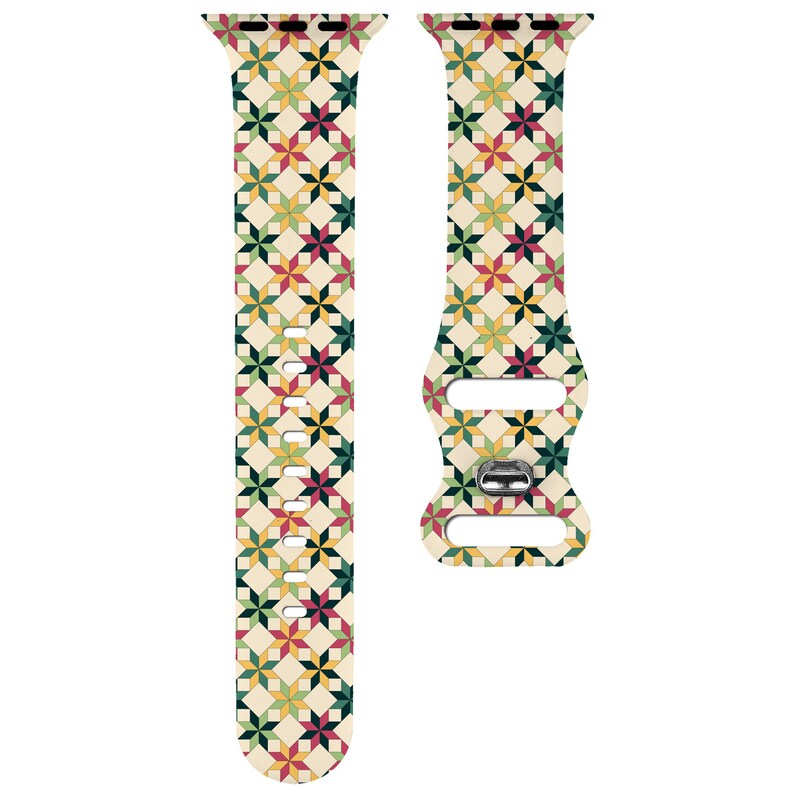 All Series - Apple Watch Band ( Colourful Quilt Print Pattern ...