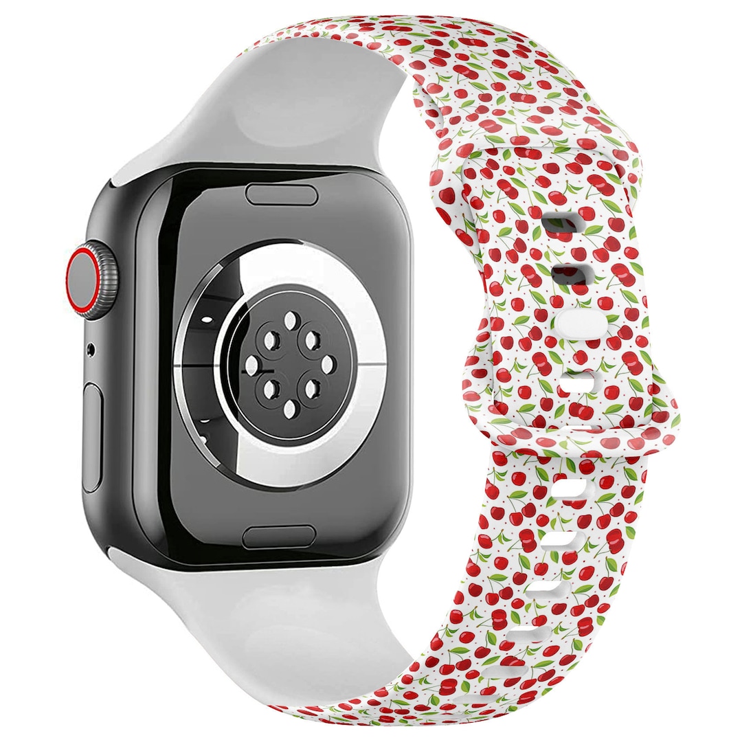 All Series - Apple Watch Band ( Cute Cherry Fruit Icon Print Pattern ...