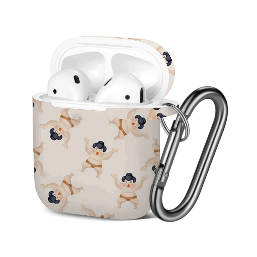 Airpods Case ( 1st / 2nd Gen ), Sumo Cartoon Print Pattern, TPU ...