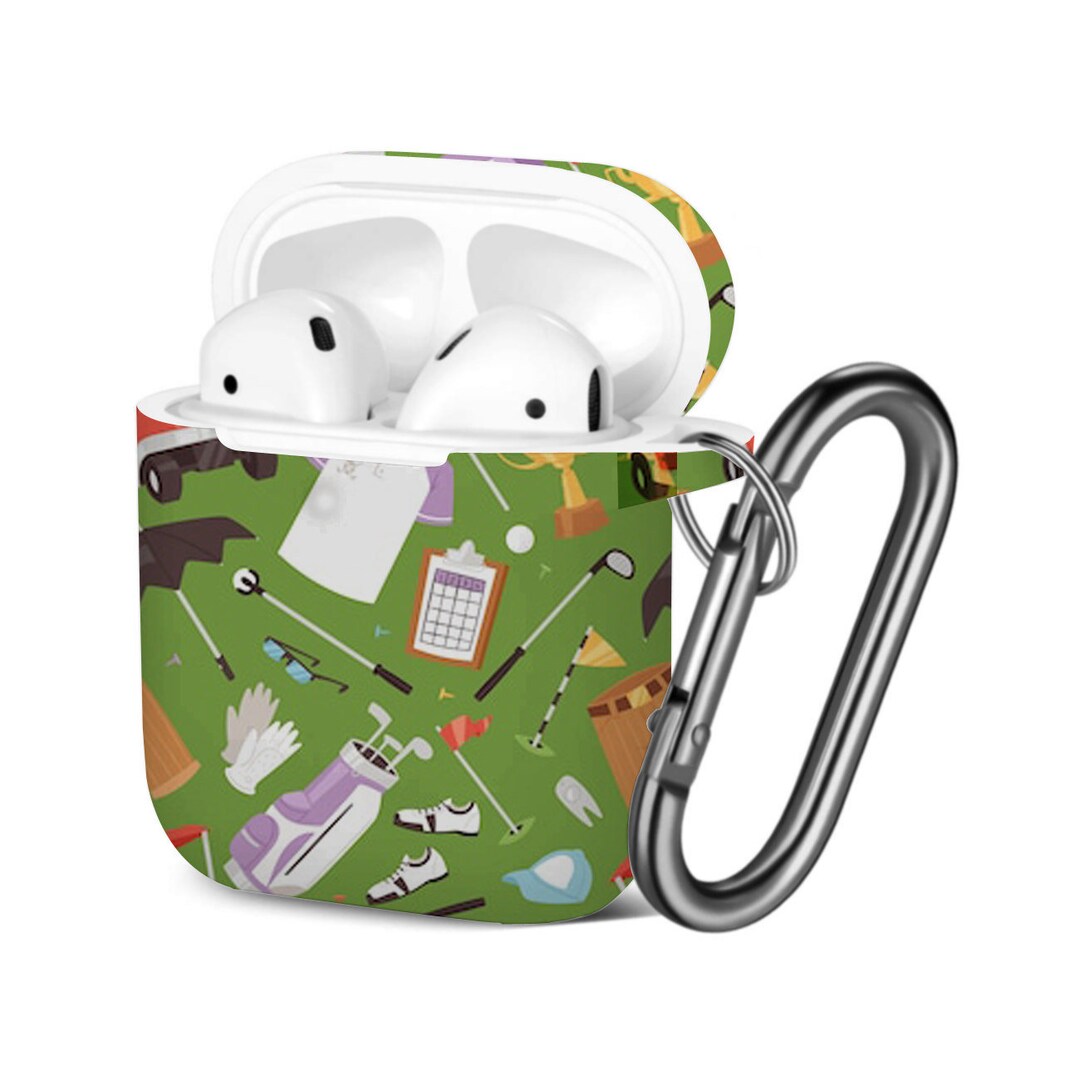 Airpods Case ( 1st / 2nd Gen ), Golf Golfers Sportswear Golfball Print ...
