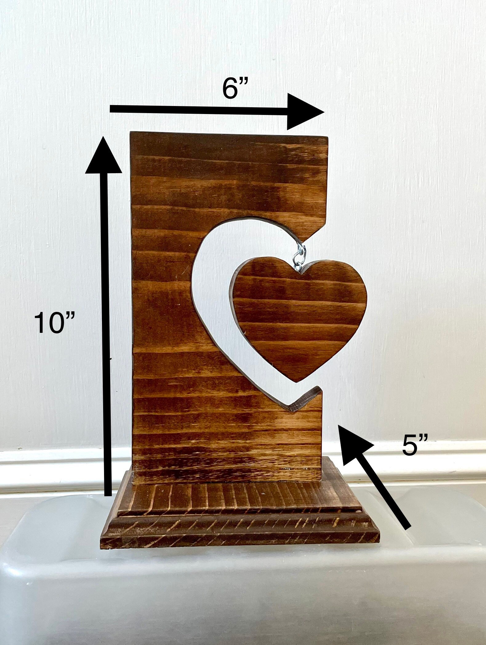 Wooden Heart Shelf Decor - Etsy