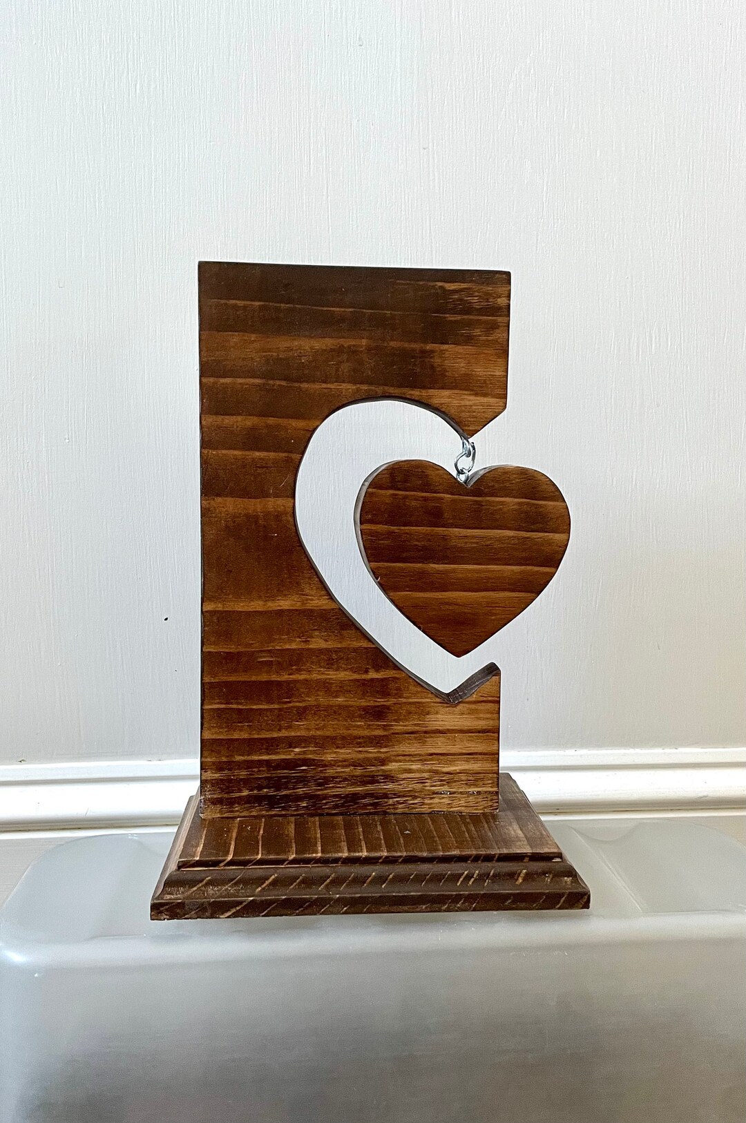Wooden Heart Shelf Decor - Etsy