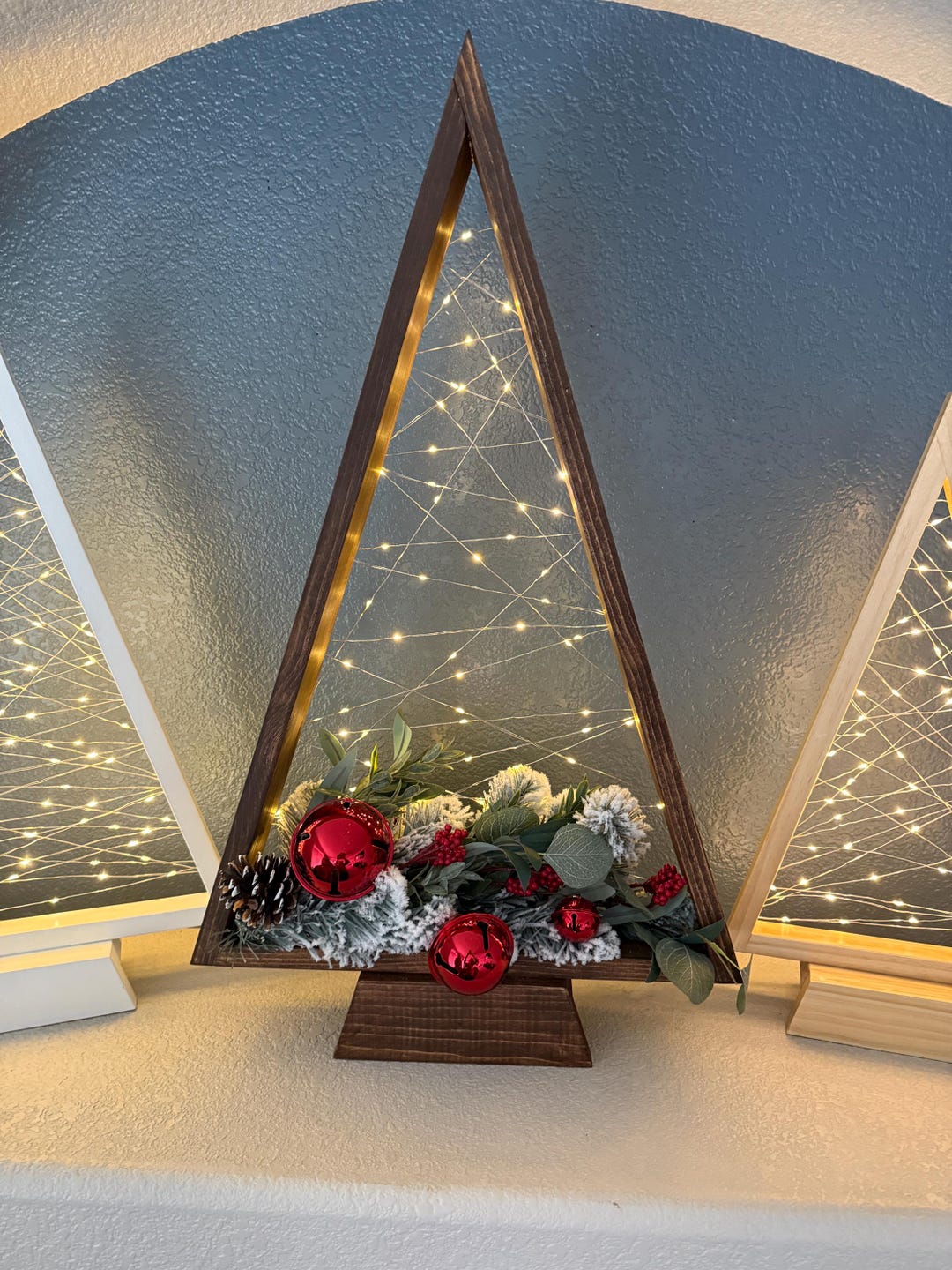 Light up Christmas Tree With Garland - Etsy